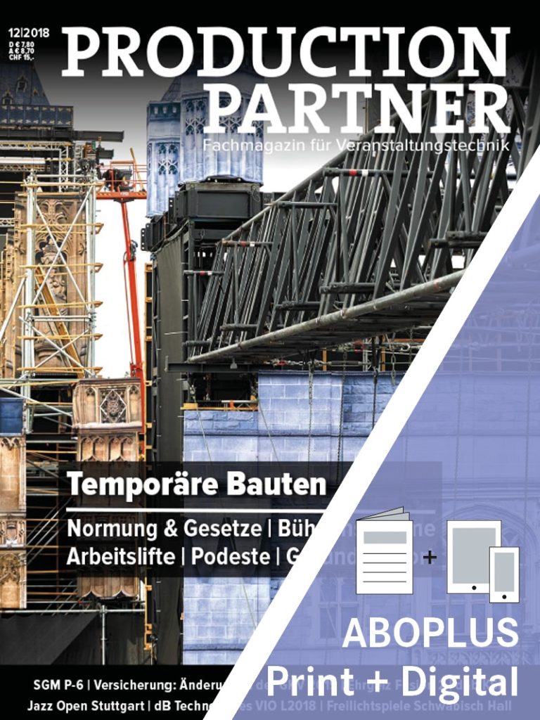 PRODUCTION PARTNER Jahresabonnement Plus | Production Partner