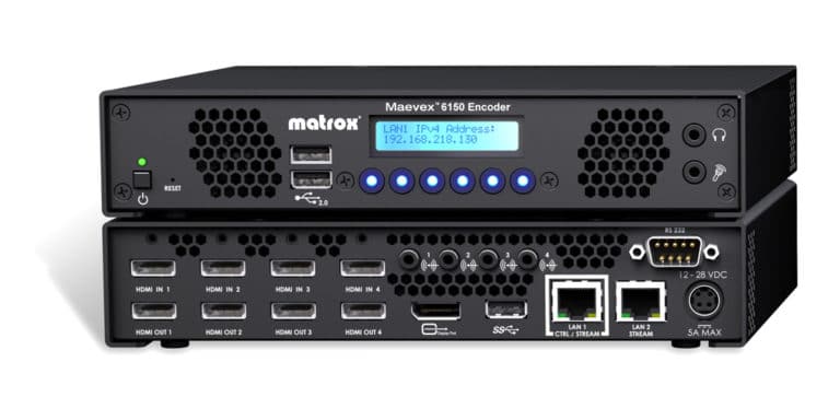 Matrox Maevex 6150: Streaming-Encoder im Test | Production Partner