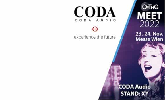 Coda Audio Deutschland auf der MEET | Production Partner