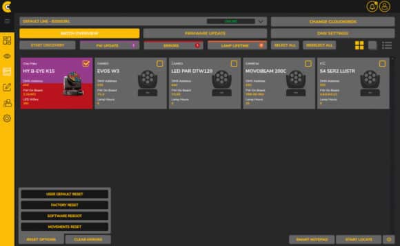 Clay Paky CloudIO – RDM Service-Tool | Production Partner