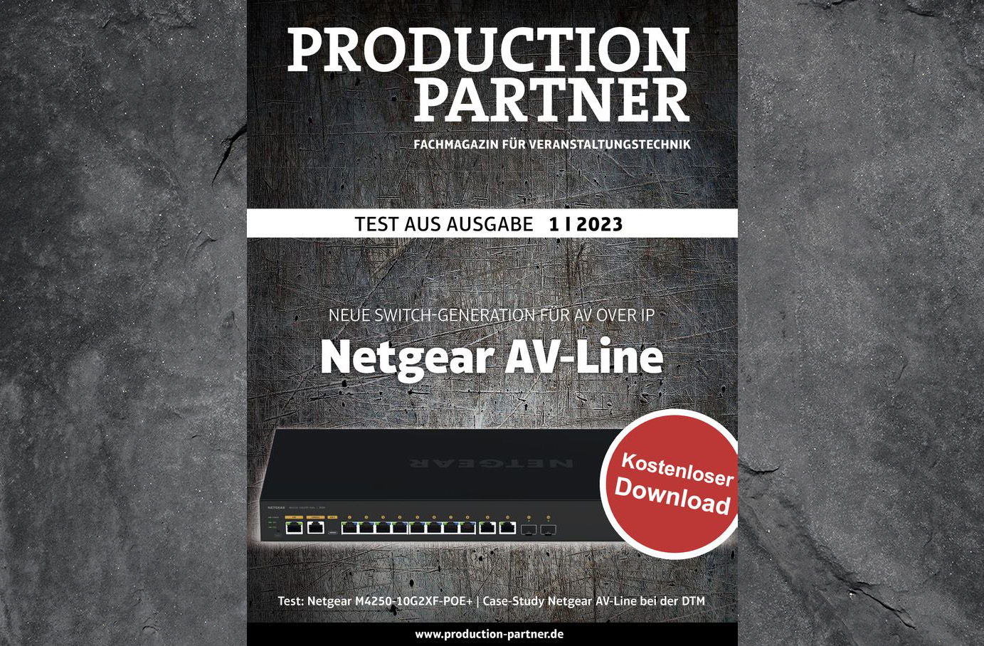 Netgear AV-Line im kostenlosen Testbericht | Production Partner