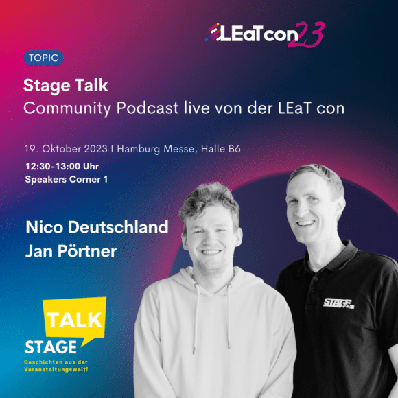 Stage Talk: Live-Podcast-Event mit stage223 auf der LEaT con 2023 ...
