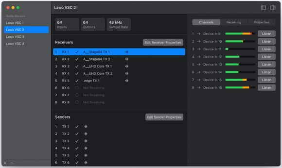 Lawo Virtual Sound Card für macOS Sonoma | Production Partner